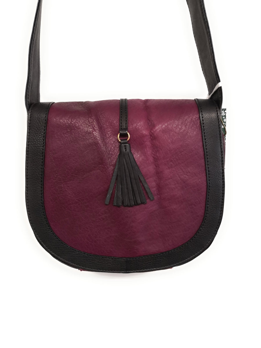 Flapover Cross Body Bag - 'Acacia' Washed Leather – Bolla Bags